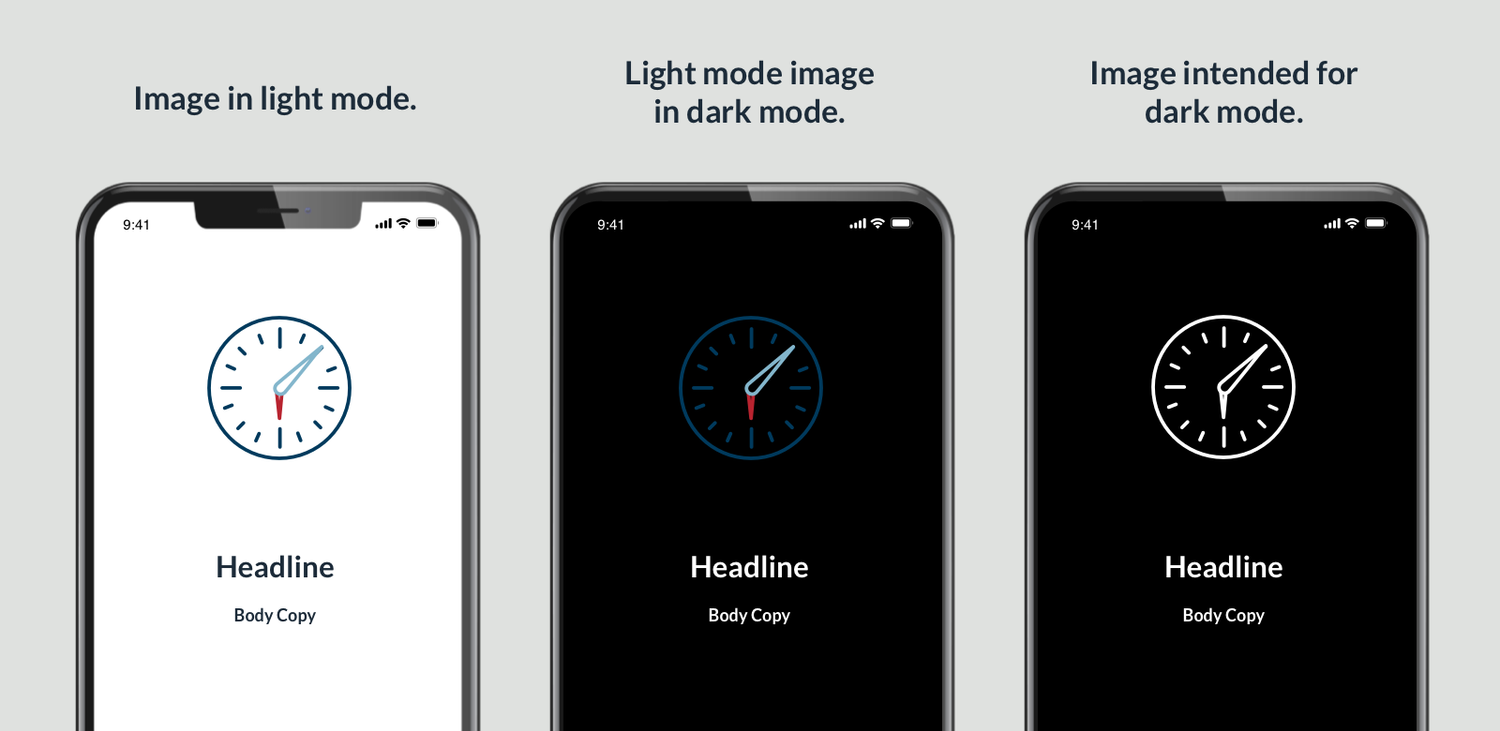 Images Can Thrive in Dark Mode
